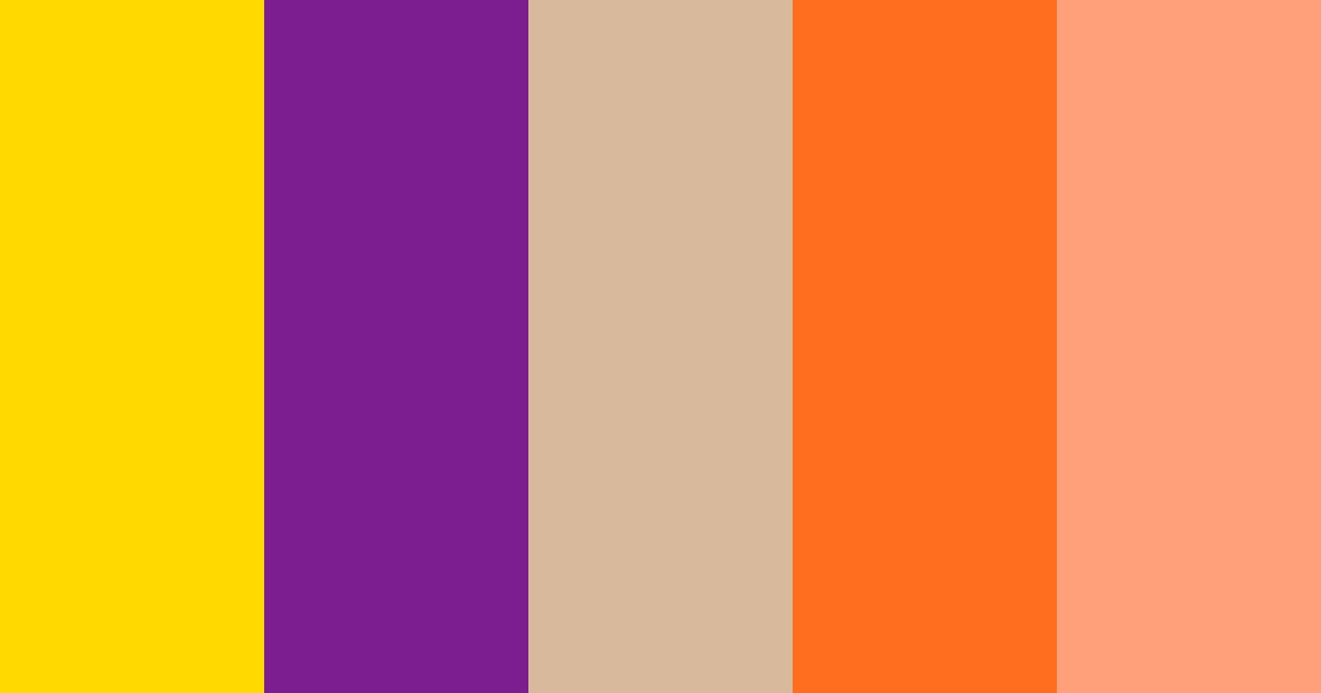 Paleta de colores Golden Twilight
