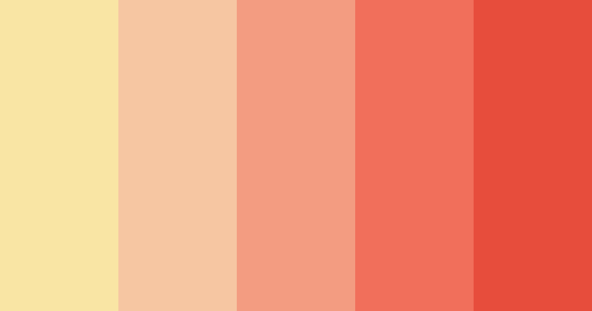 Paleta de colores Sunset Serenade