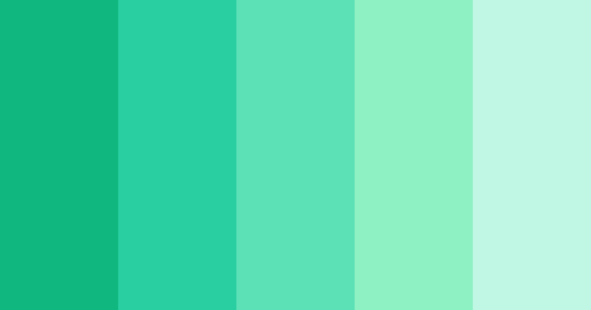 Paleta de colores Teal Oasis