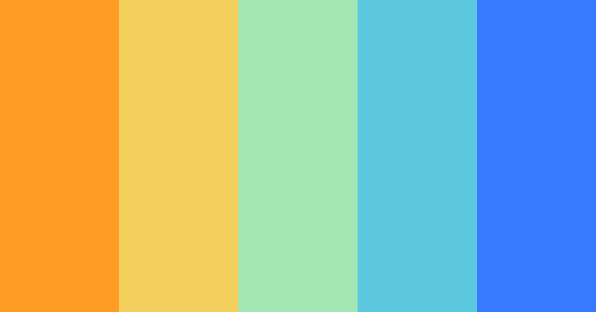 Paleta de colores Vibrant Blue