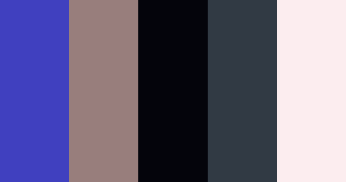 Paleta de colores Midnight Blossom Reverie