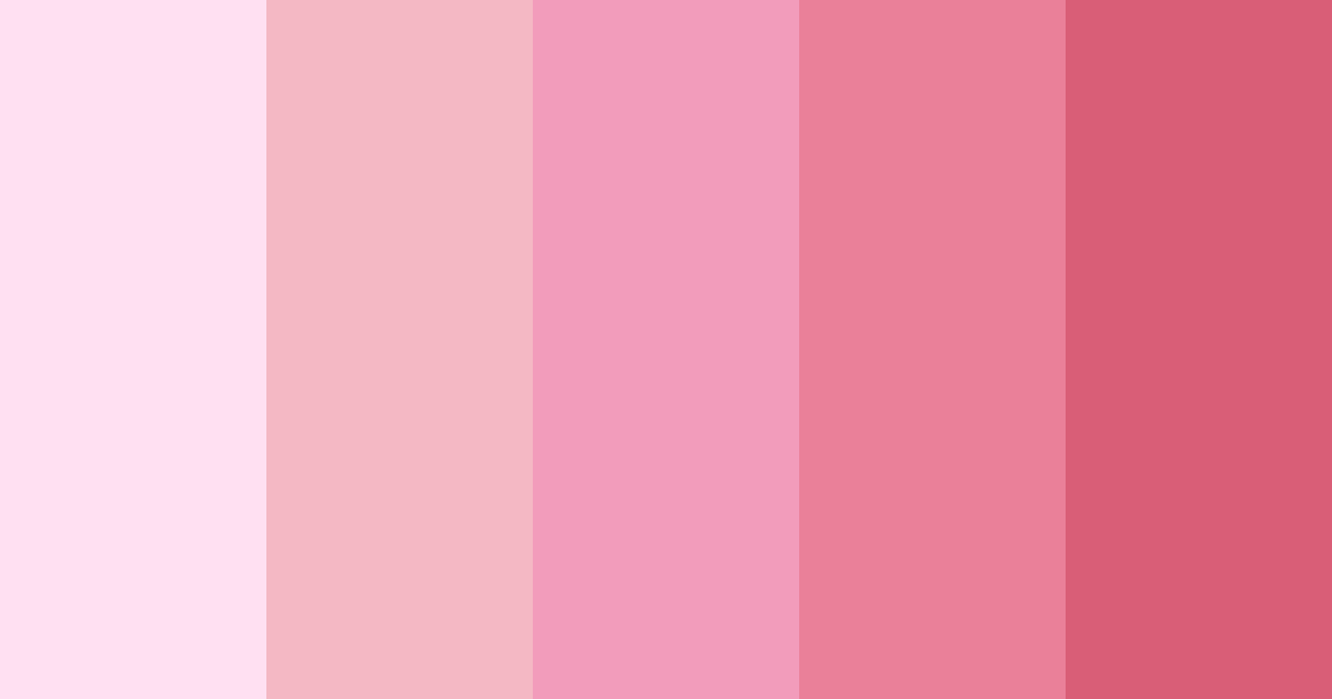 Paleta de colores Pale Rose Garden