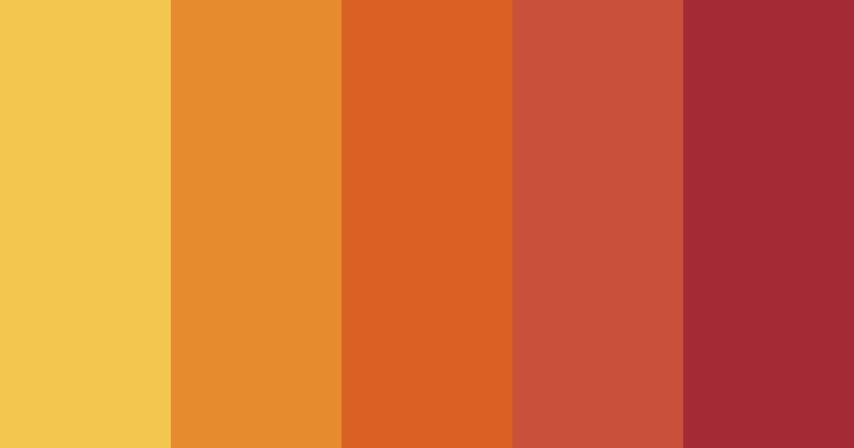 Paleta de colores Fabric Sunrise