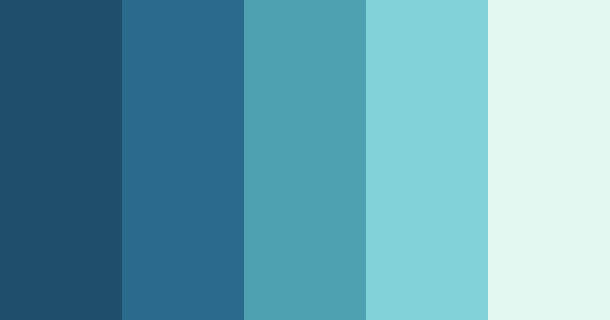 Paleta de colores Oceanic Breeze