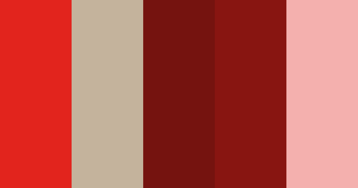 Paleta de colores Crimson Whispering Sands