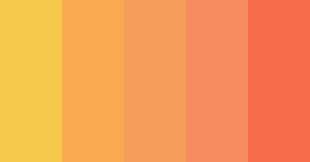 Paleta de colores Sunny Mascot Fiesta