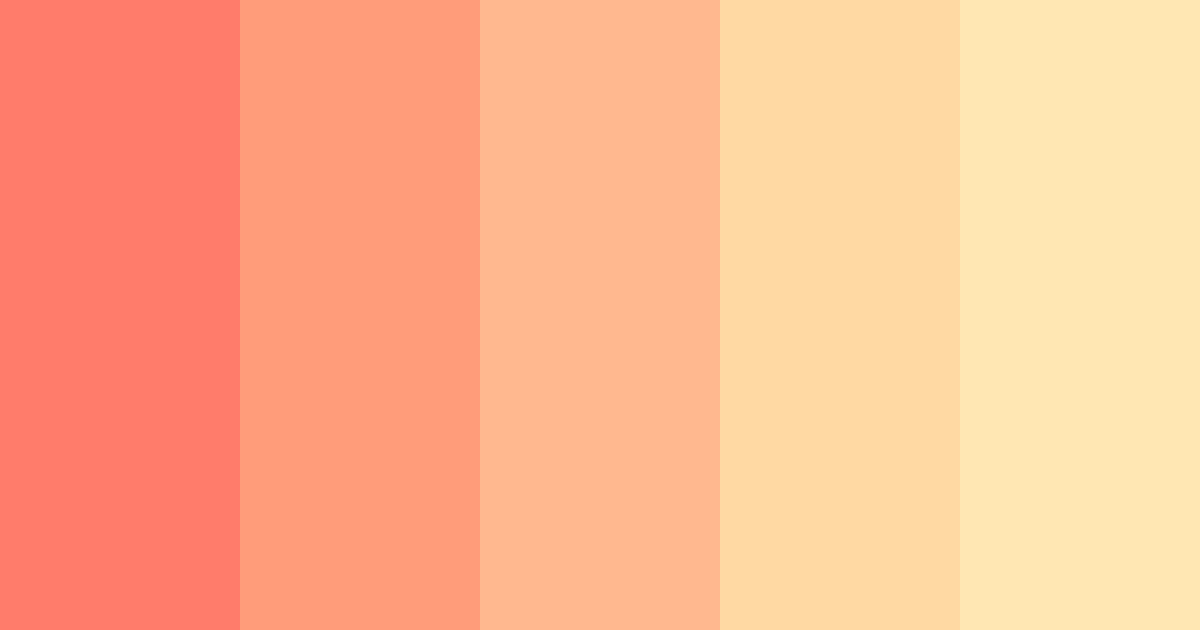 Paleta de colores Sunset Serenade