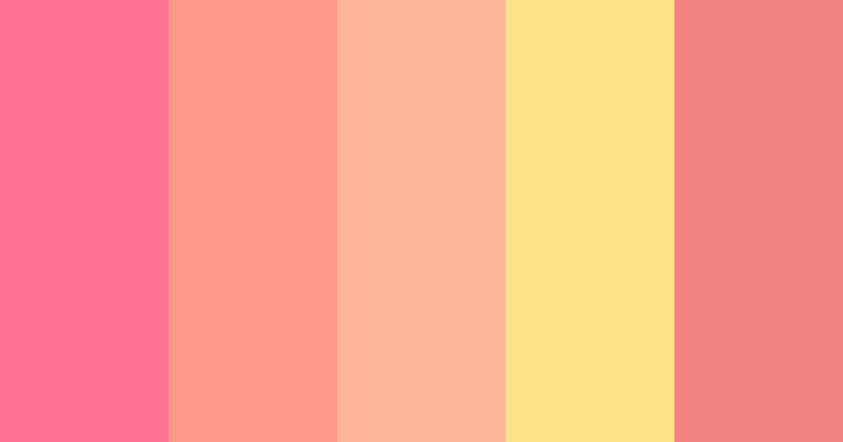 Blush Sunrise Color Palette
