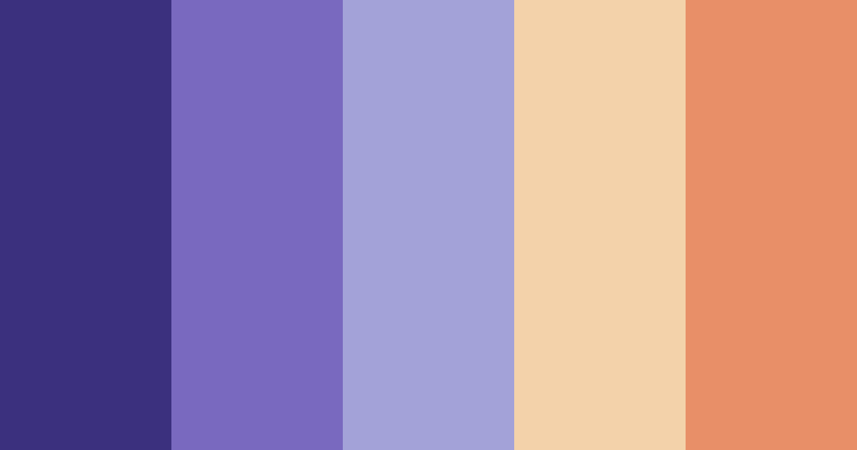 Paleta de colores Purple Sunset