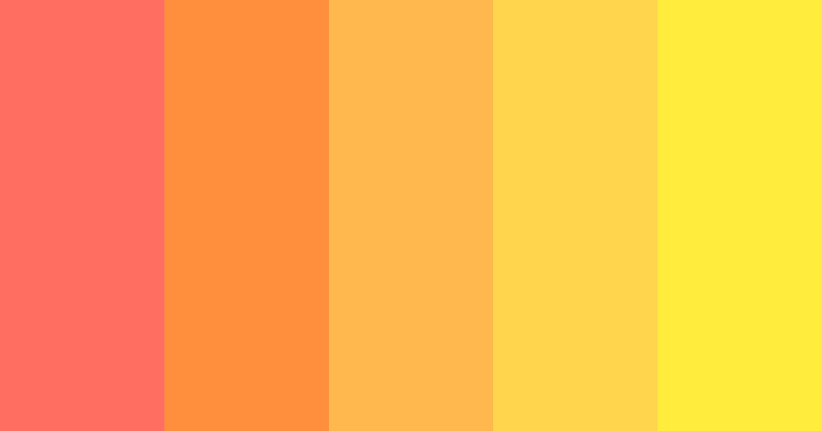 Paleta de colores Sunset Maximalism