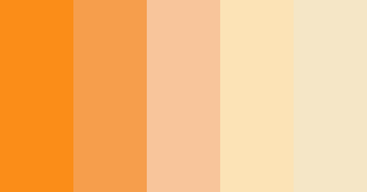 Paleta de colores Sunset Serenade