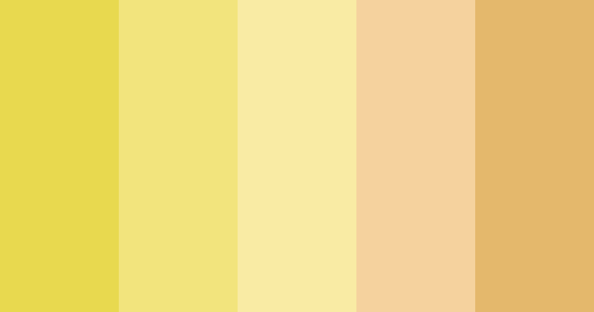 Paleta de colores Golden Serenade
