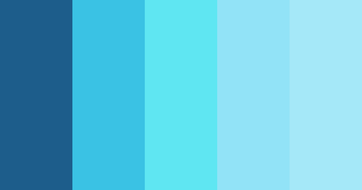 Paleta de colores Shades of Blue