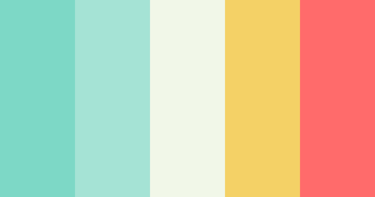 Paleta de colores Tropical Serenity