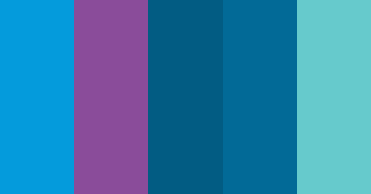 Paleta de colores Oceanic Dreams