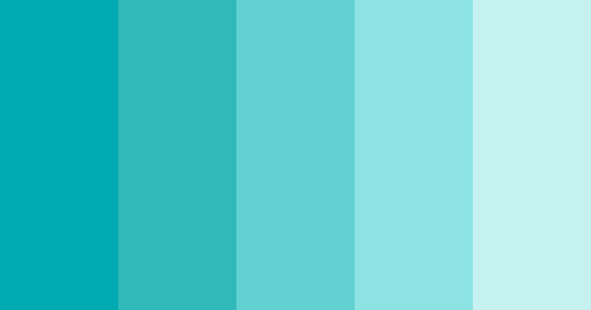 Paleta de colores Tropical Tranquility