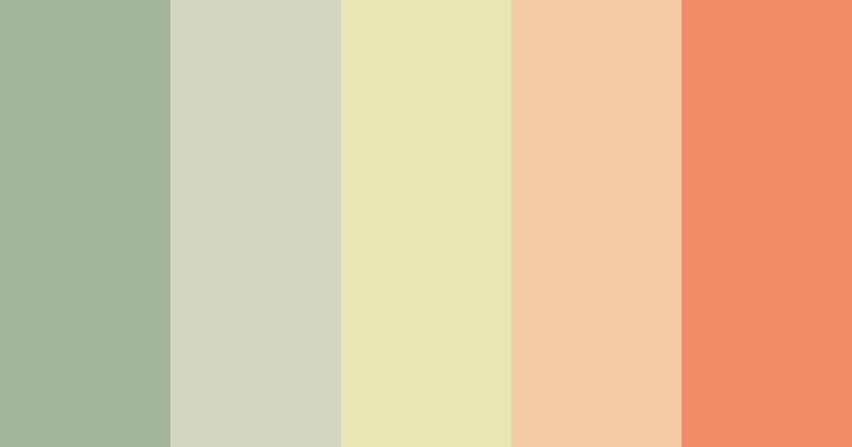 Paleta de colores Shades of Green