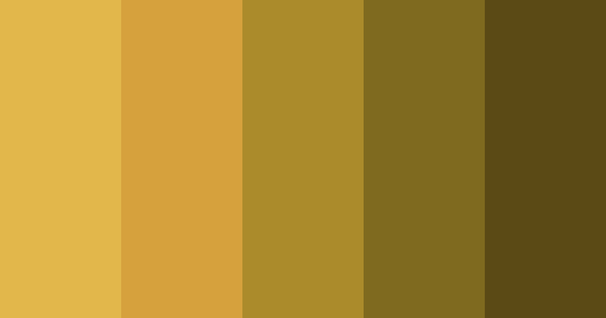 Paleta de colores Golden Harvest