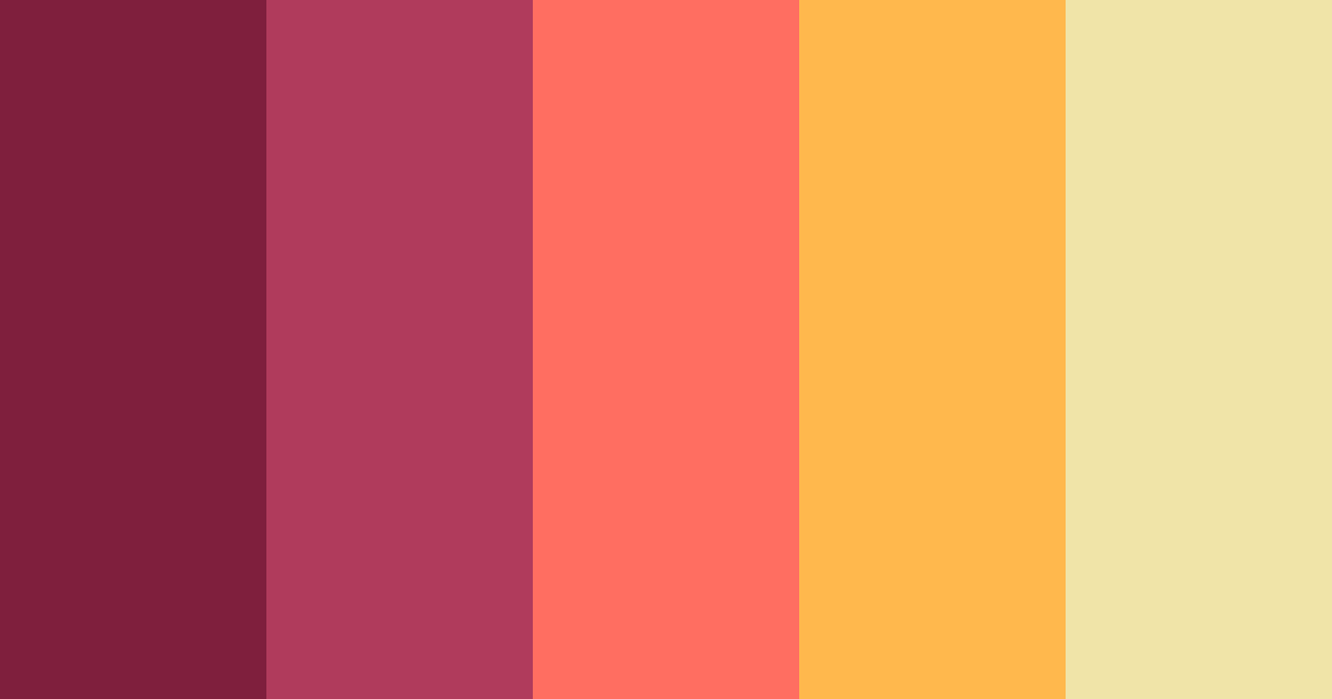 Paleta de colores Crimson and Gold