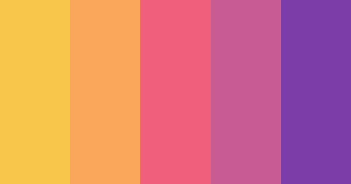 Paleta de colores Vibrant Pink
