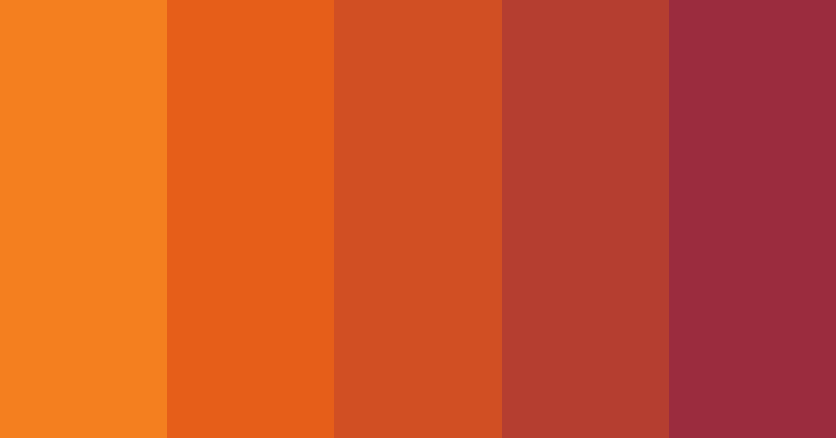 Paleta de colores Autumn Orchard