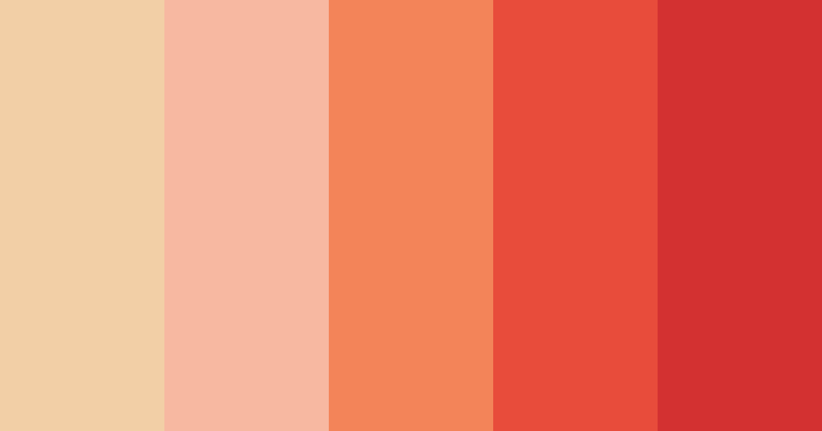 Paleta de colores Red Shades