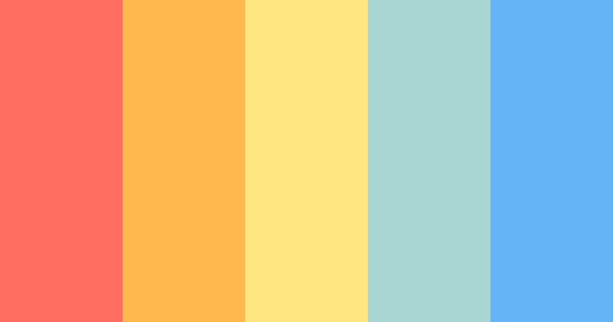 Paleta de colores Sunset Serenade