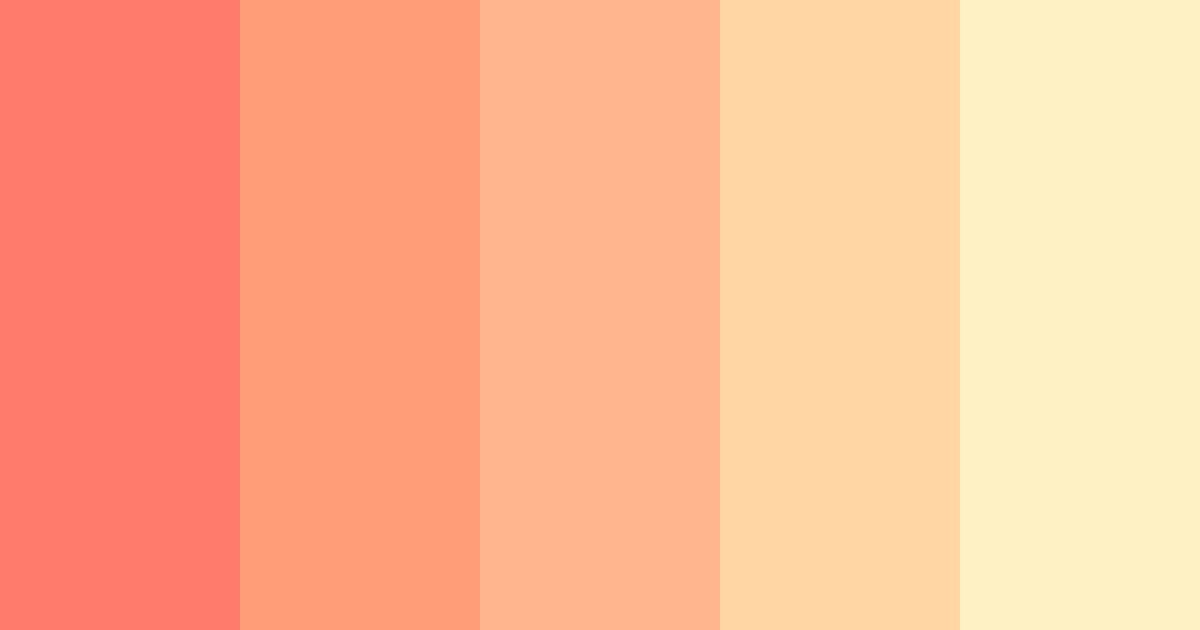 Paleta de colores Sunset Serenade