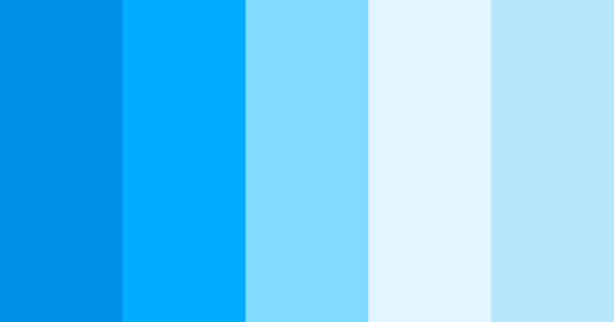 Paleta de colores Cool Blue