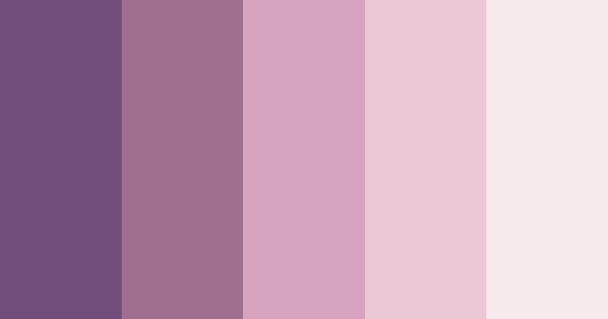 Grape Mist Serenade Color Palette
