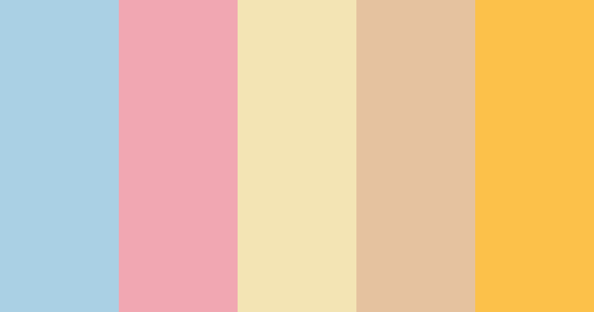 Paleta de colores Light Blue