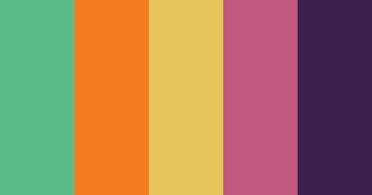 Paleta de colores Emerald Ember