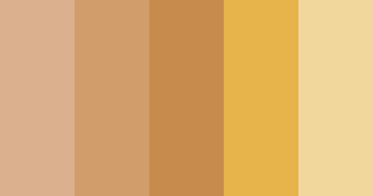 Paleta de colores Golden Harvest