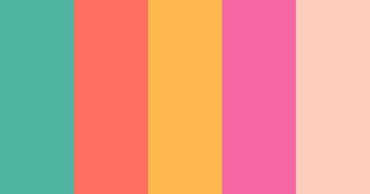 Paleta de colores Tropical Harmony