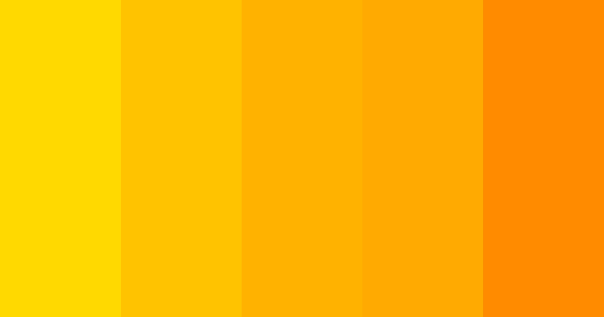 Paleta de colores Golden Radiance