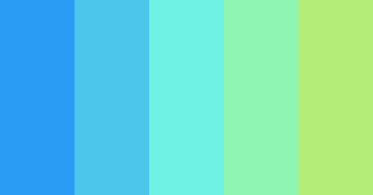Paleta de colores Blue Raincry