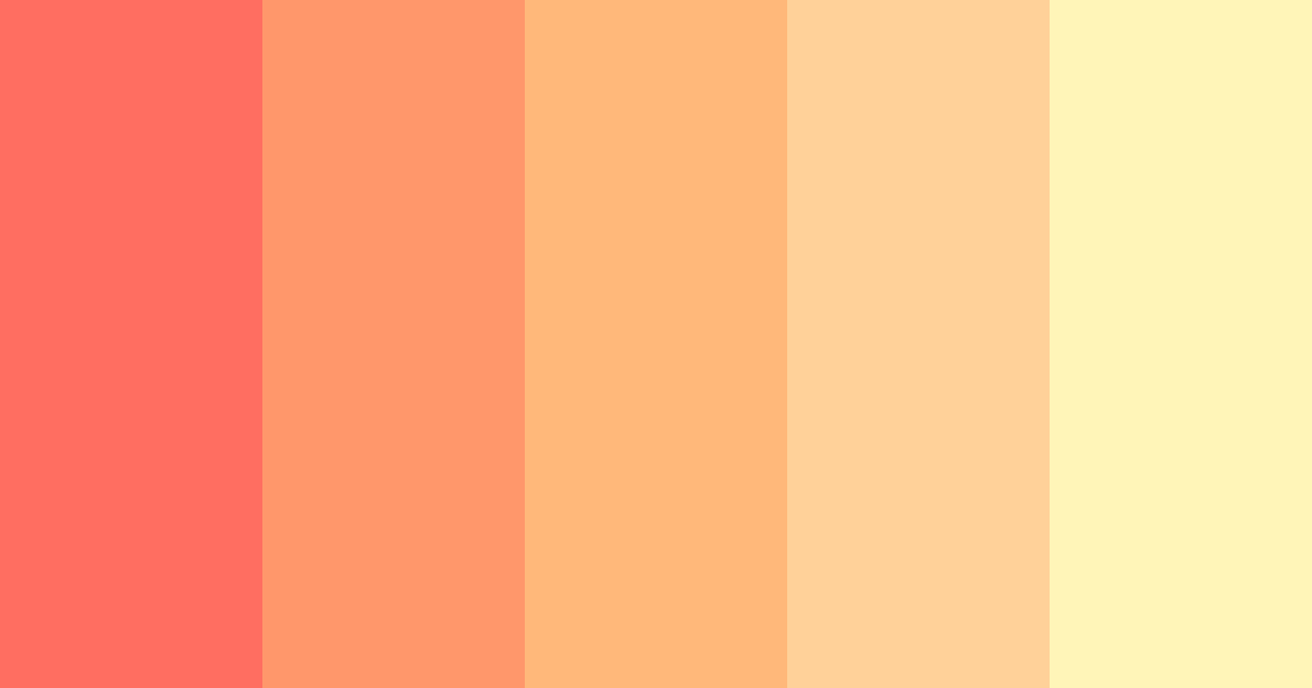 Paleta de colores Sunset Sorbet