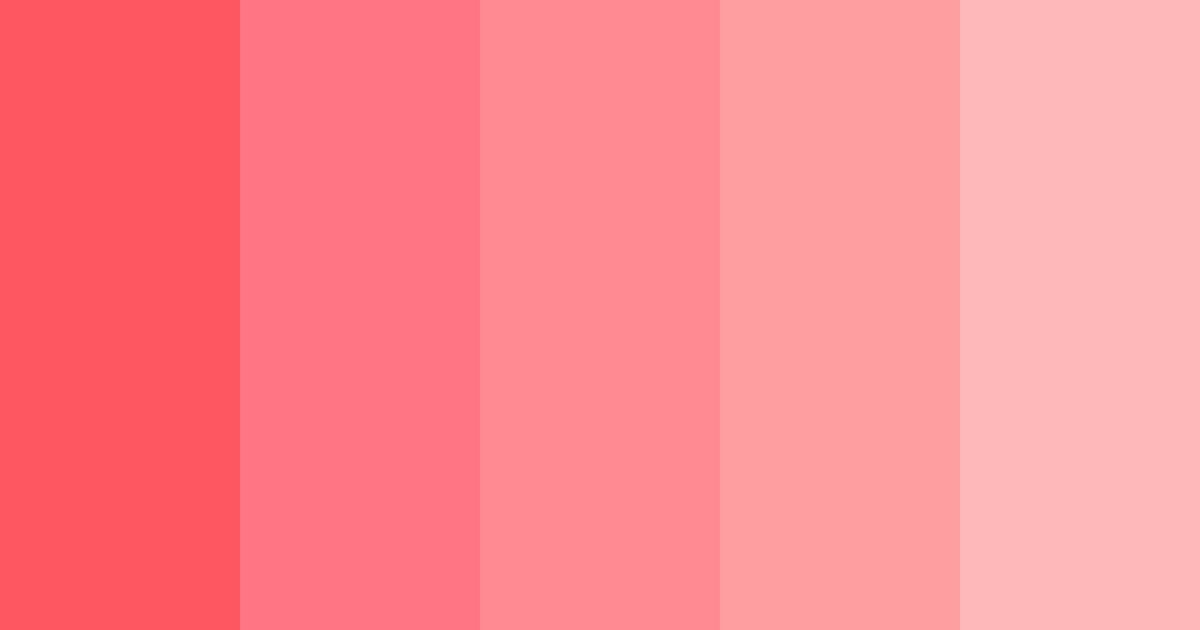 Paleta de colores Shades of Pink