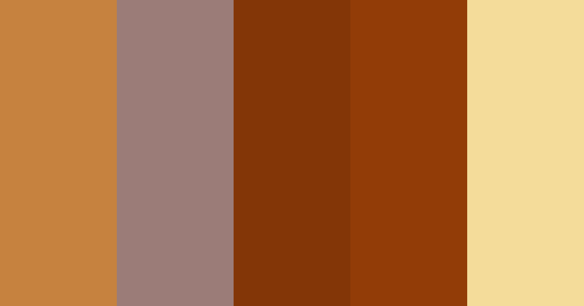 Paleta de colores Autumn Ember Glow