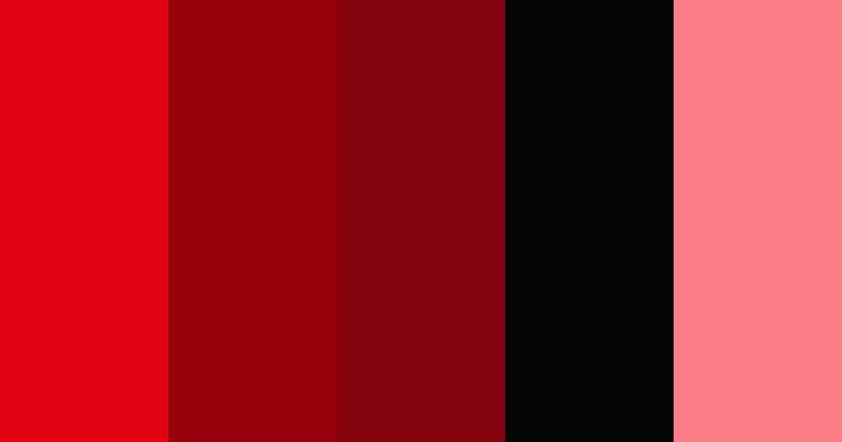Paleta de colores Crimson Velvet Night