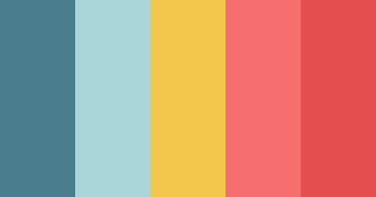 Paleta de colores Teal and Gold