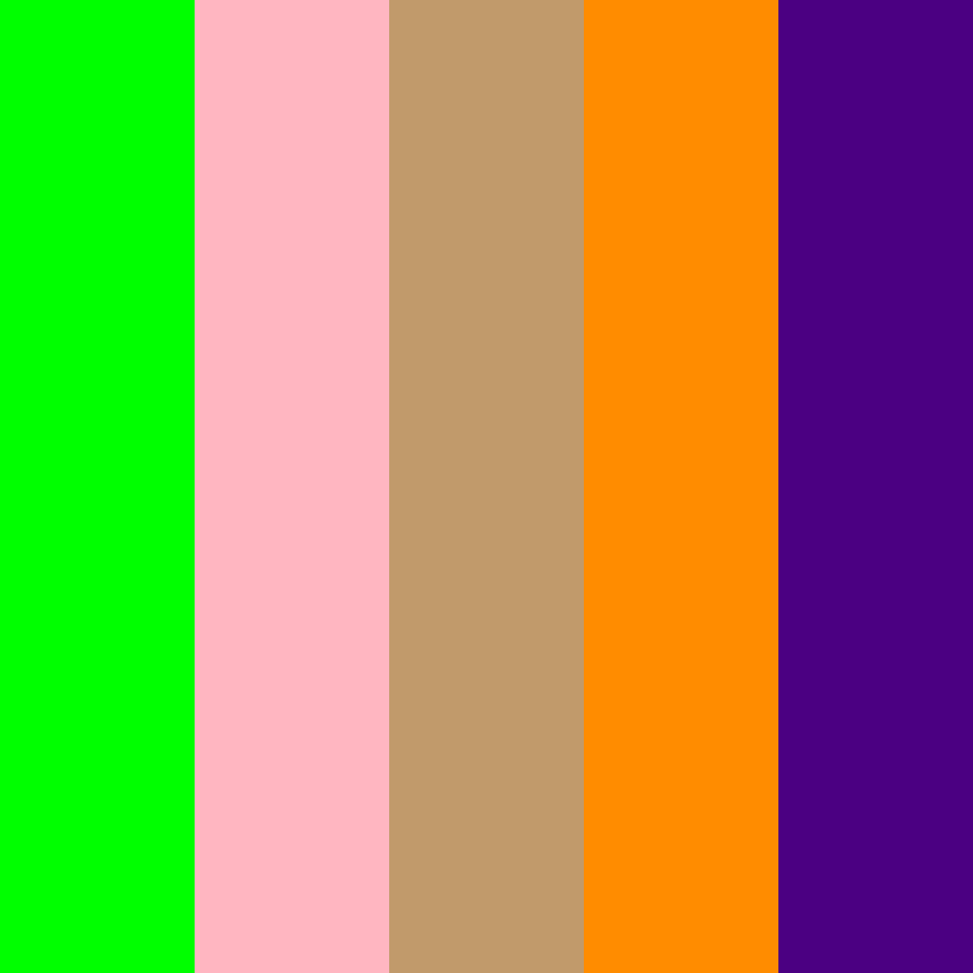 60s Spring Tan Amber Dark Brown Auburn Color Palettes - ColorMagic