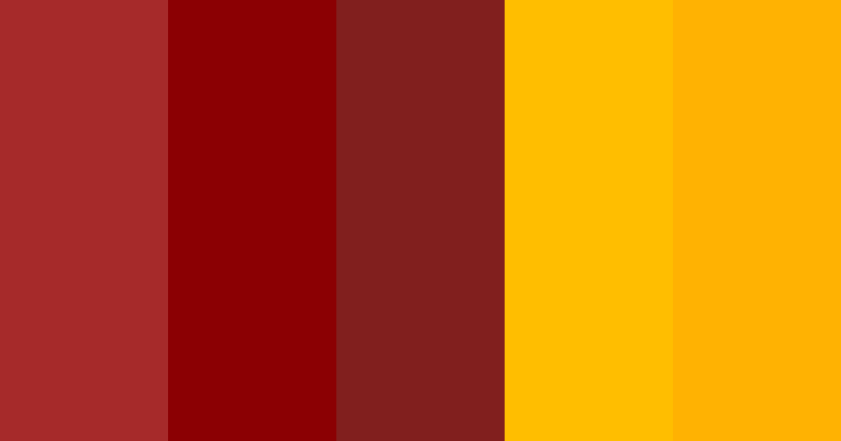 Auburn Amber Color Palettes - ColorMagic