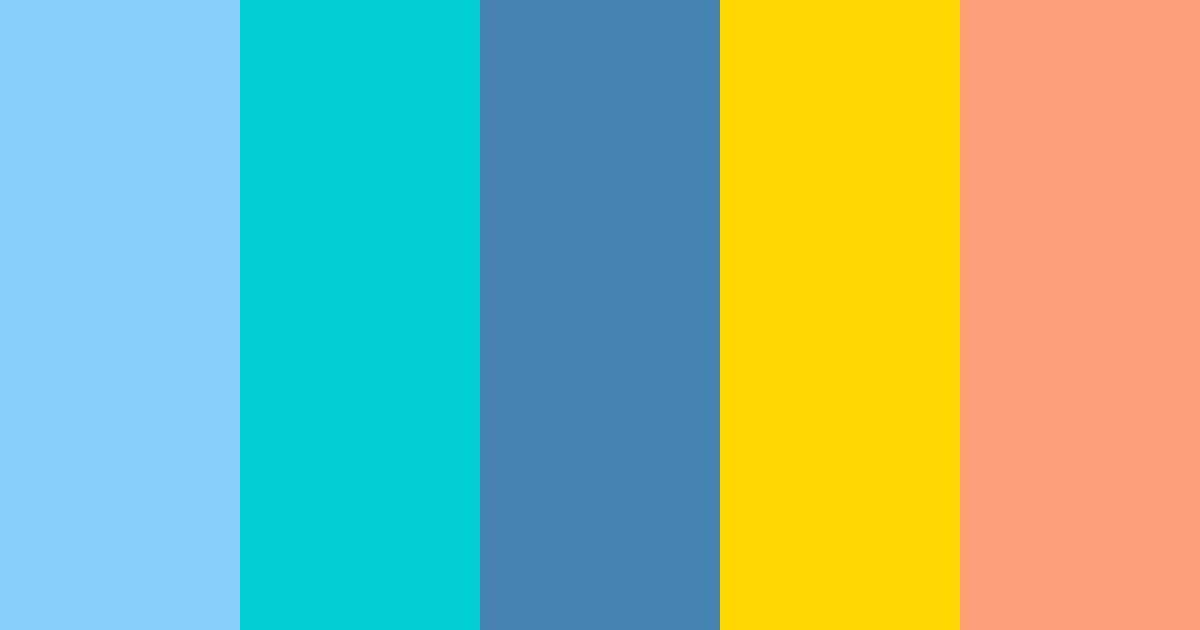 Beach Summer Color Palettes - ColorMagic