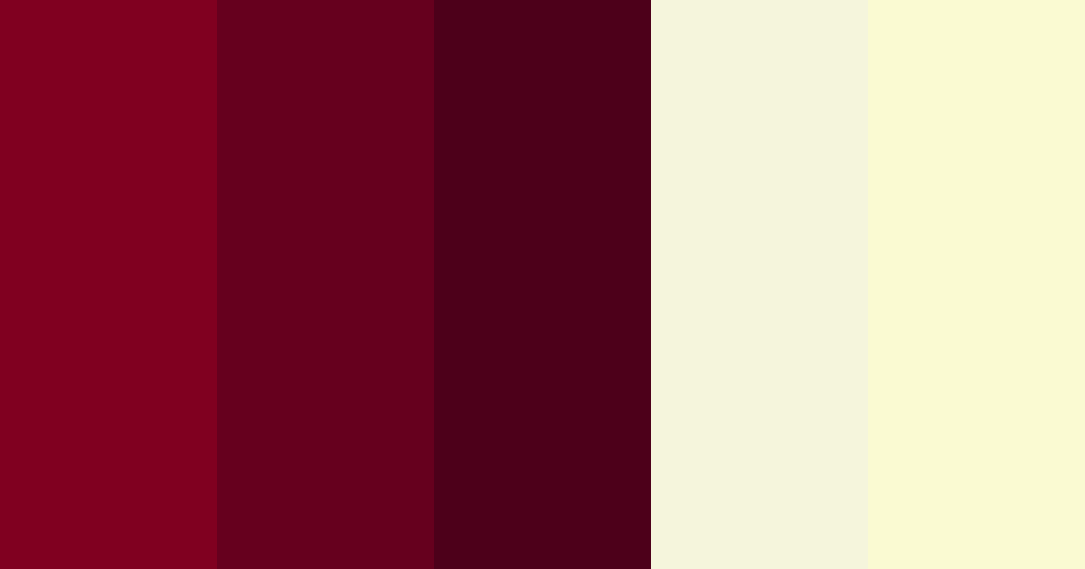 Burgundy Light Color Palettes - ColorMagic
