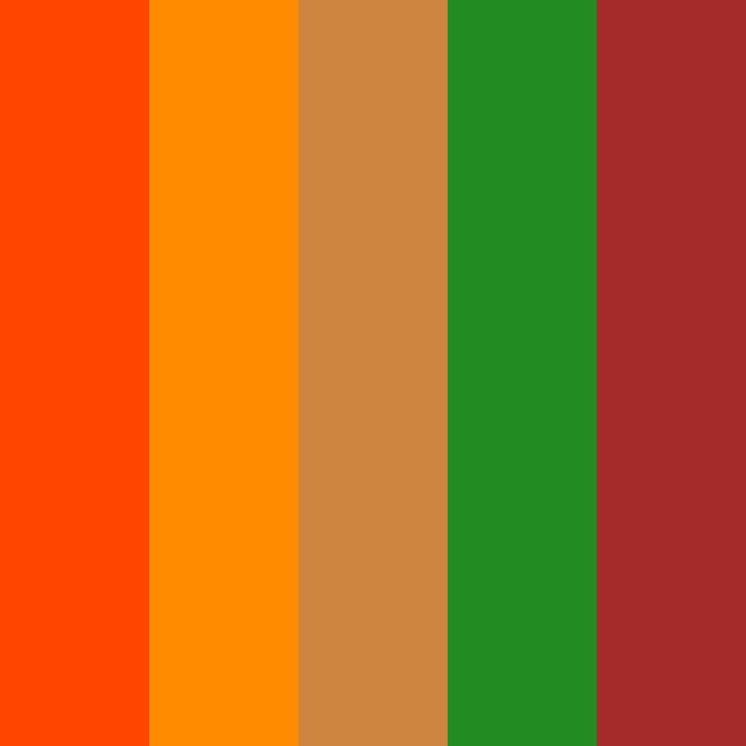 Coral Amber Autumn Mountain Crimson Tan Maroon Color Palettes - ColorMagic