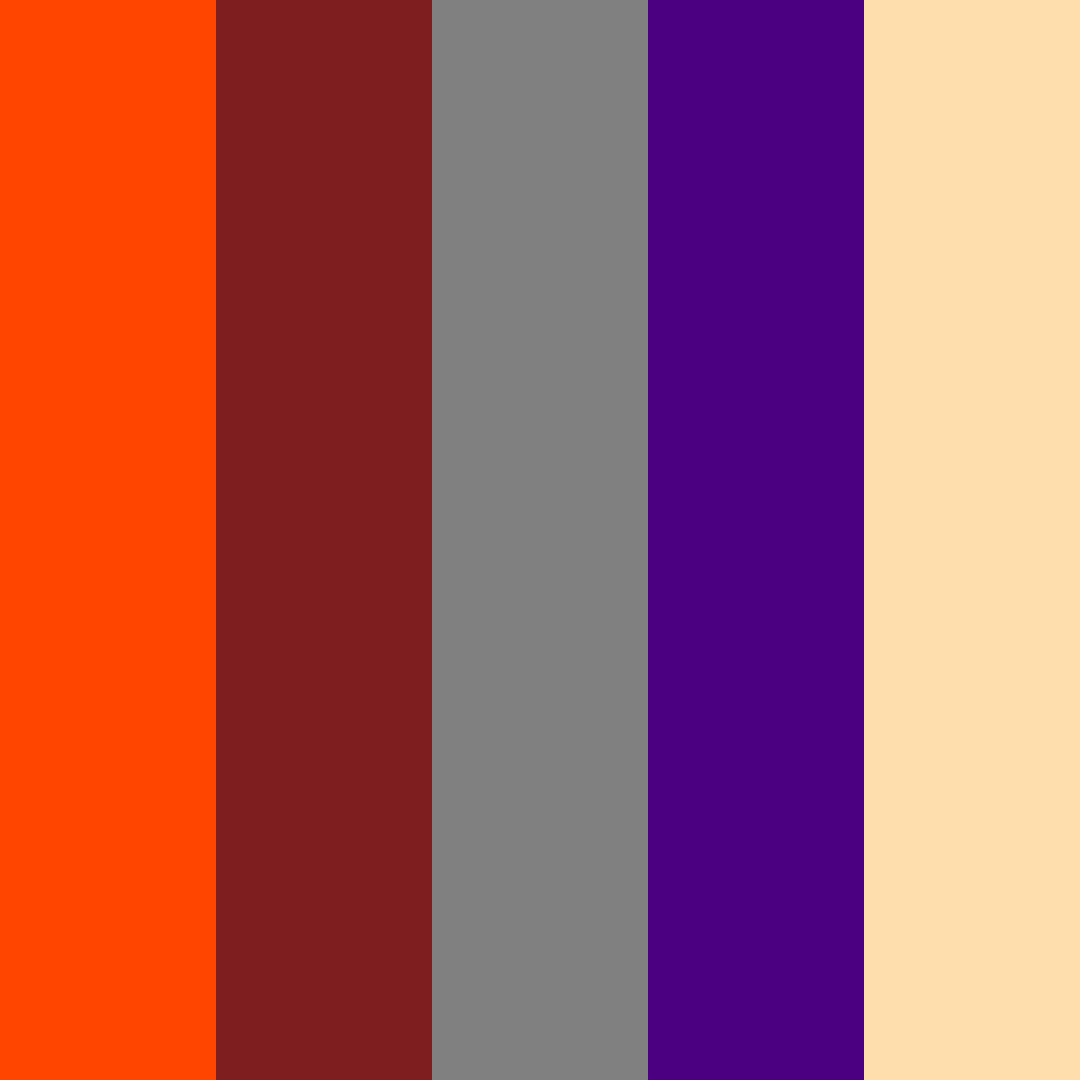 Coral Auburn Zombie Dark Peach Hazel Lavender Color Palettes - ColorMagic