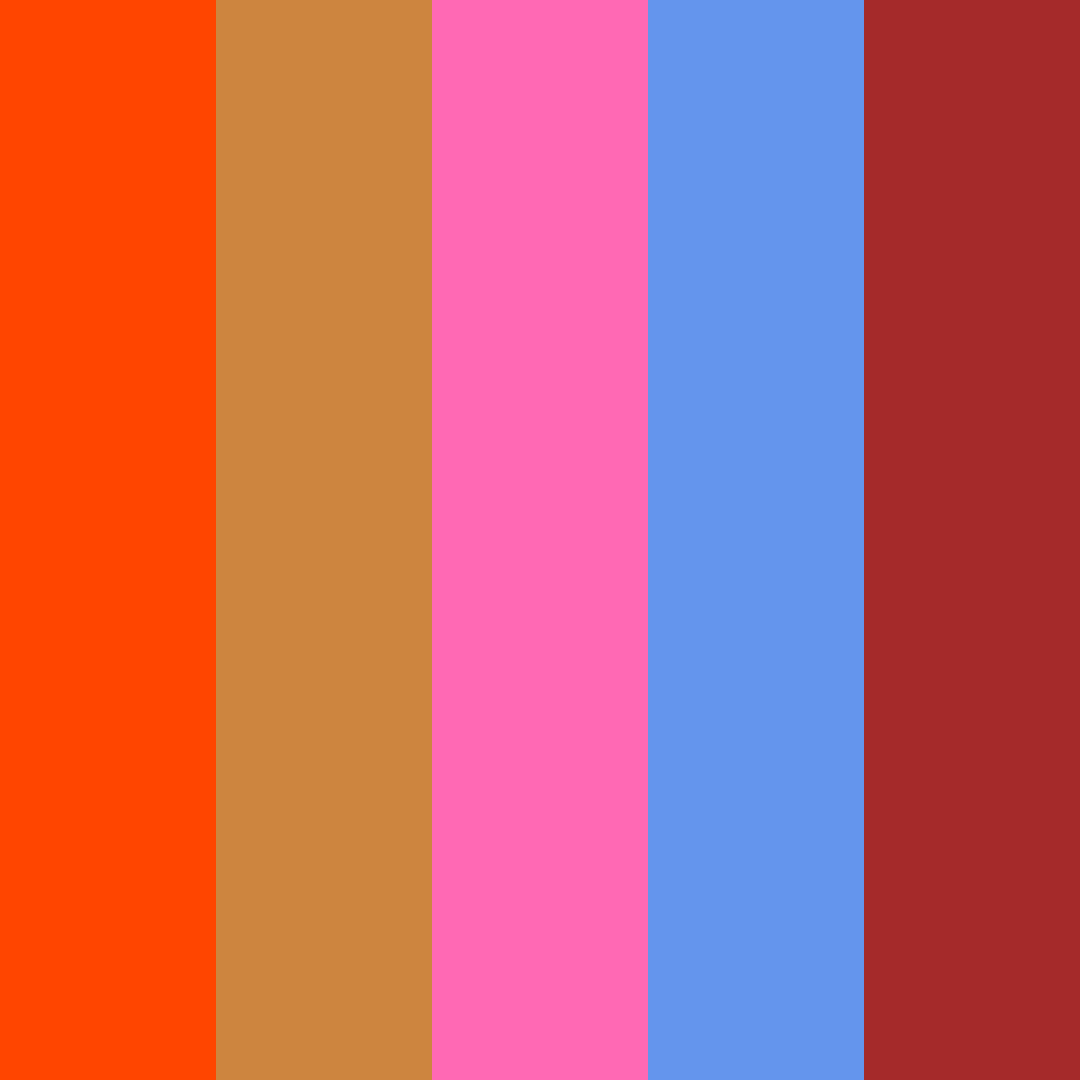 Coral Autumn Aesthetic Cool Crimson Cream Color Palettes - ColorMagic
