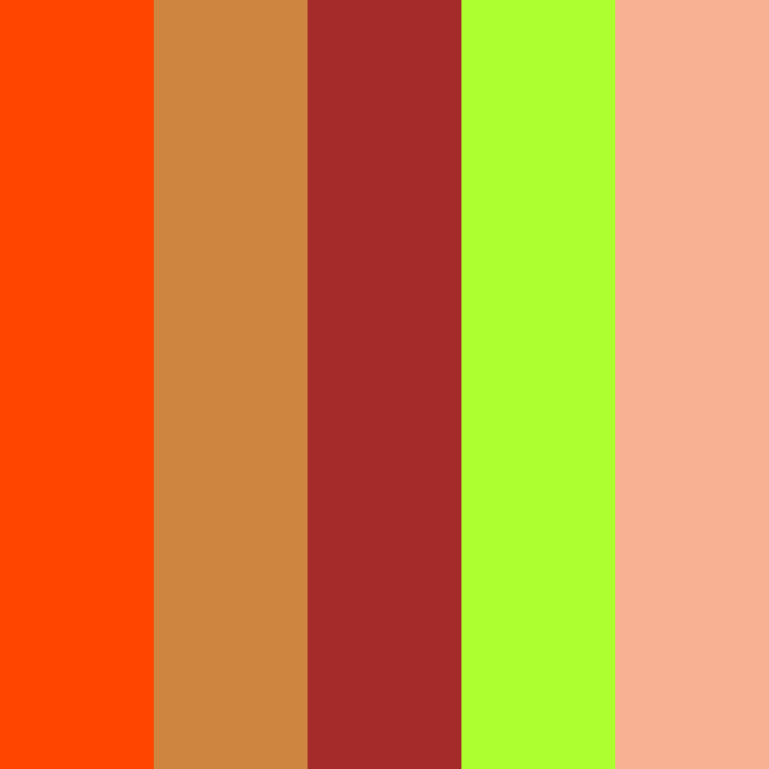Coral Fall Crimson 90s Apricot Light Gold Color Palettes - ColorMagic