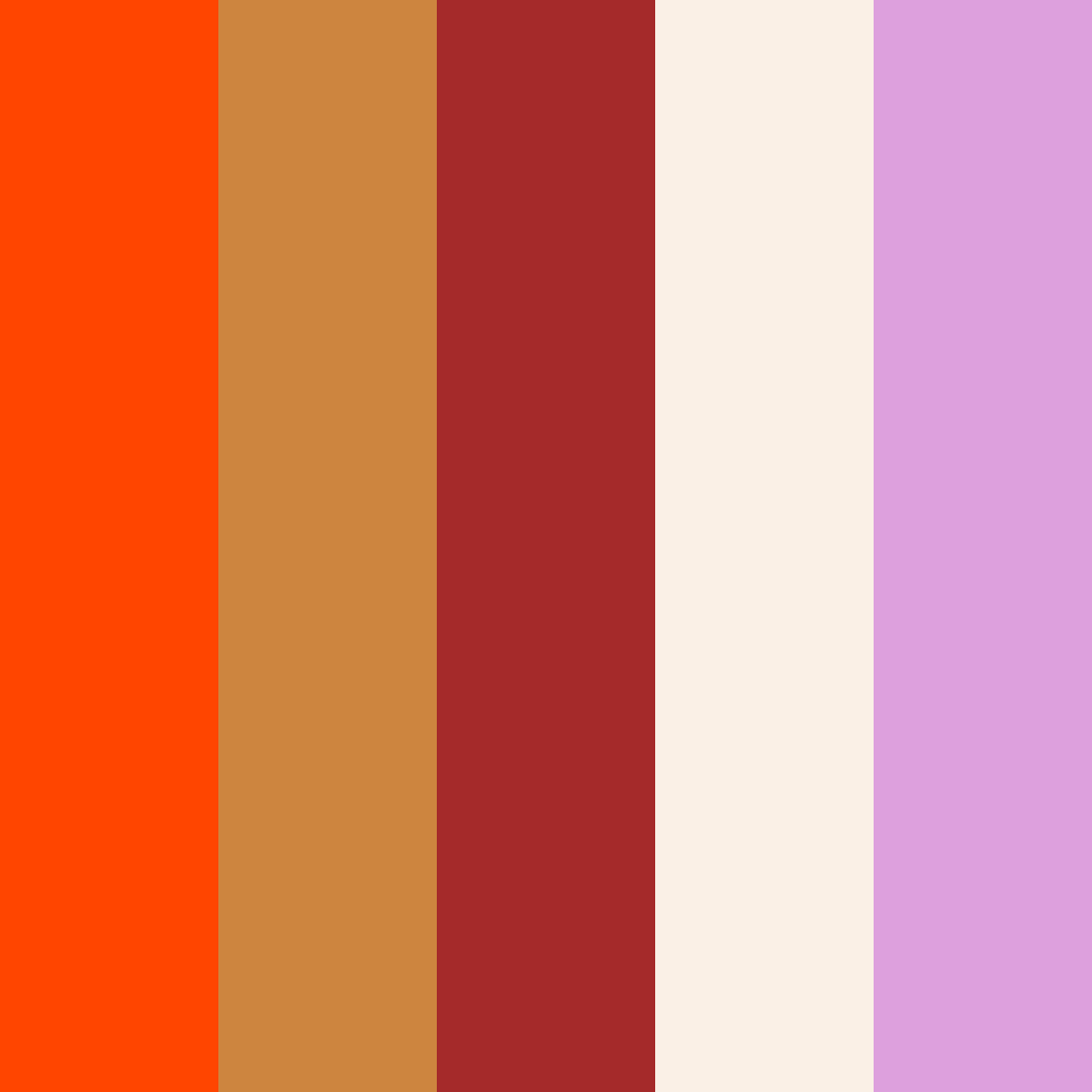 Coral Fall Crimson Cream Lavender Color Palettes - ColorMagic